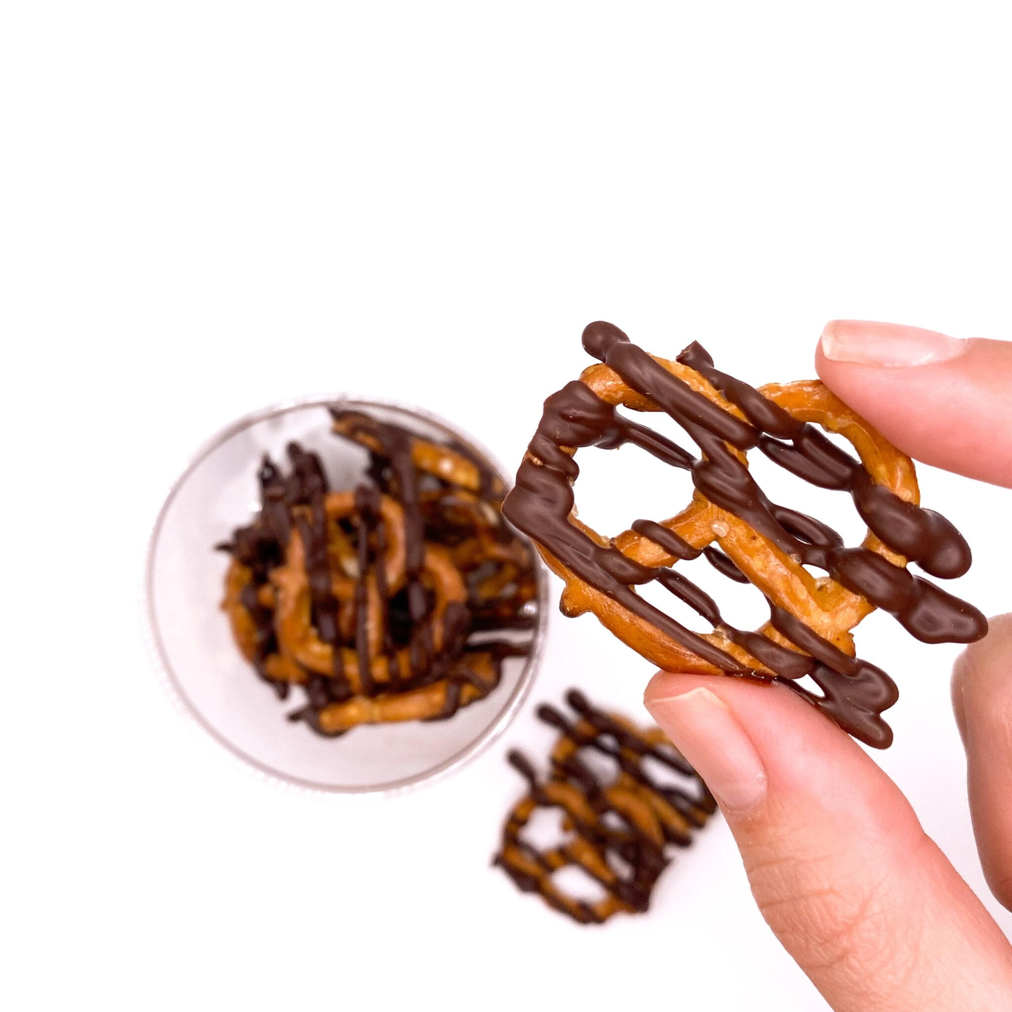 The Delicious Dark chocolate pretzel - Chocoreto