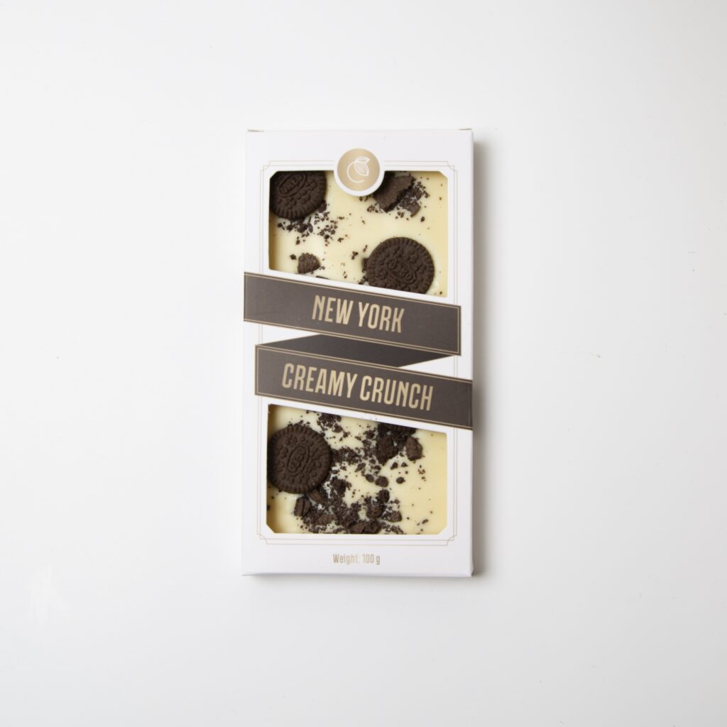 The Delicious New York Creamy Crunch Chocolate Bar - Chocoreto